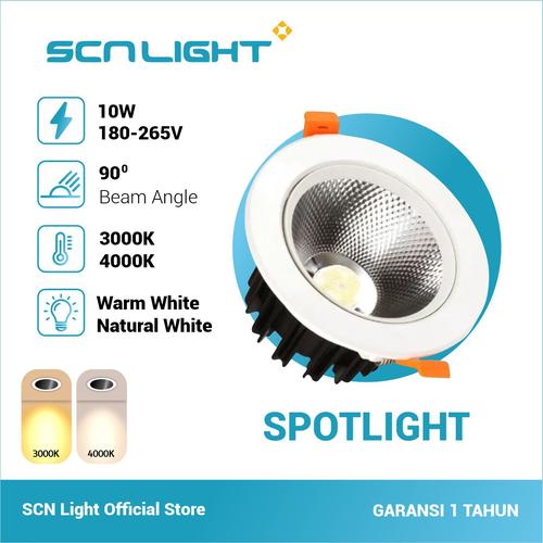Jual Lampu 10W Led Recessed Downlight Spotlight Sorot Tembak Plafon ...