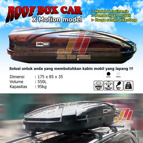 Jual Roof box 550L bagasi atap mobil import abs - Putih - Jakarta Pusat ...