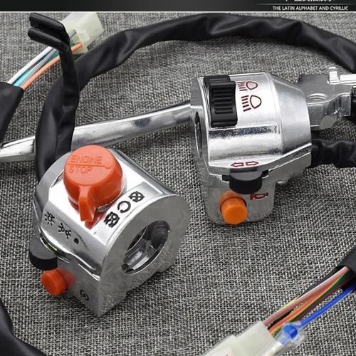 Jual Saklar kanan dan kiri motor custom Retro jadul Almunium - Kota ...