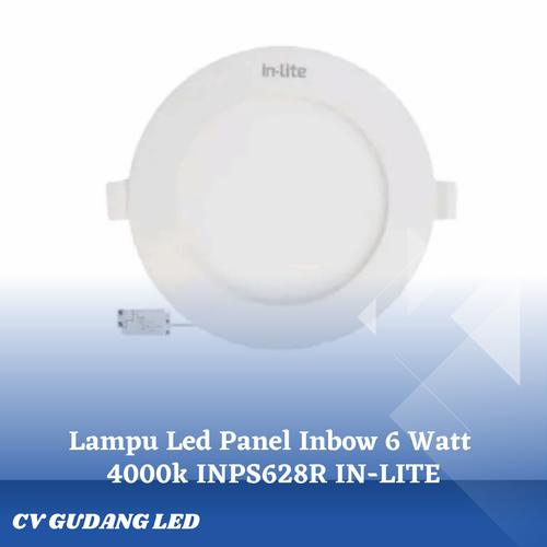 Jual Lampu LED Panel Inbow 6 Watt 4000K INPS628R In-Lite - Kab. Sleman ...