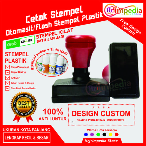 Jual Cetak Stempel Untuk Bahan Plastik Anti Luntur Stempel Flash ...