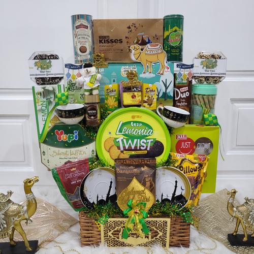 Jual Paket Dekorasi Lebaran Idul Fitri Hampers Parcel Hadiah Kue Kering ...
