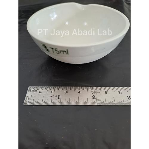 Jual Cawan Porselin 75ml Penguap Evaporating Dish 75 ml Porcelain ...