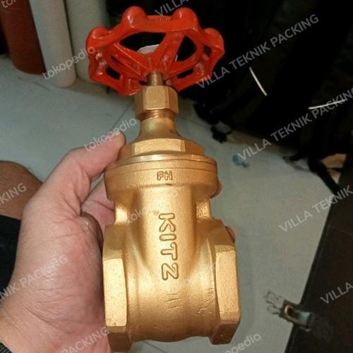 Jual Gate Valve Kitz Drat 2 " inch Kuningan KITZ - Jakarta Barat - VILLA TEKNIK PACKING | Tokopedia