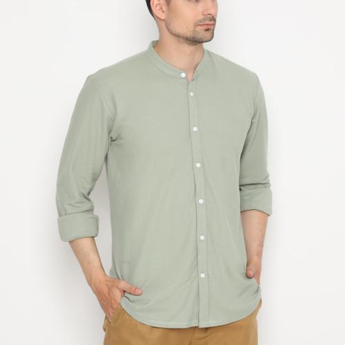 Jual Kemeja Baju Koko Muslim Polo Lacos Lengan Panjang RAVA (BEST ...