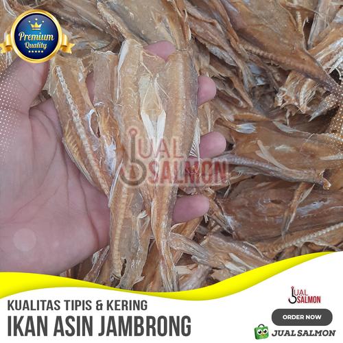 Jual Ikan Asin Jambrong Belah - Jambrong Siting Kering Tipis / Ikan ...
