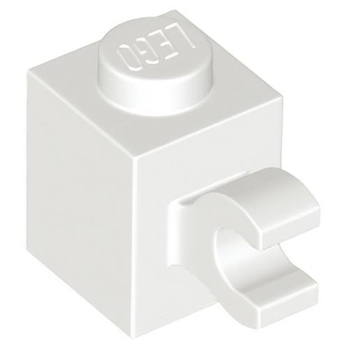 Jual LEGO 60476 Brick Modified 1x1 Horizontal Clip white - Kota Depok ...