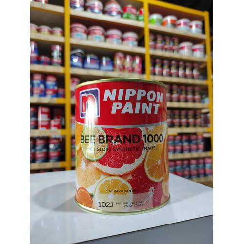 Jual NIPPON PAINT CAT KAYU & BESI BEE BRAND 1000 (MEDIUM YELLOW 102) 0 ...