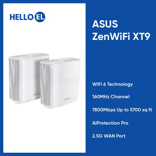 Jual ASUS ZenWiFi XT9 XT 9 AX7800 2 Pack 1 Pack WiFi 6 Router System ...