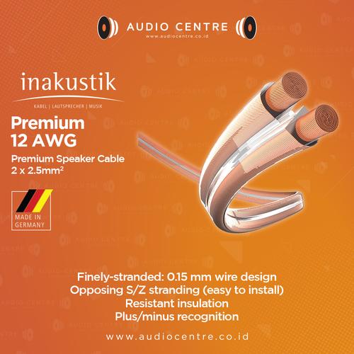 Jual Inakustik Premium 12 AWG 2 x 2.5mm speaker cable made in germany ...