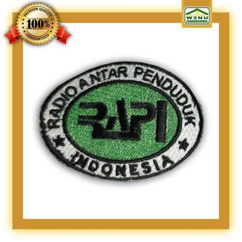 Jual BEDGE RAPI RADIO ANTAR PENDUDUK INDONESIA ATRIBUT EMBLEM PATCH ...