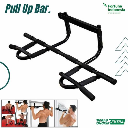 Jual Alat Pull Up Pintu Iron Gym Extreme Besi Chin Up Push up Dinding ...