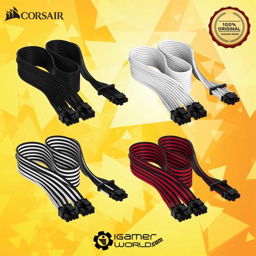 Jual Corsair Premium Individually Sleeved PCIe 5.0 12VHPWR PSU Power ...