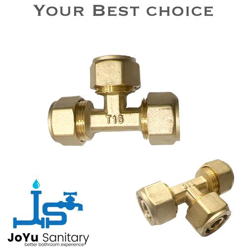 Jual Nepel T KUNINGAN sambungan Pipa air Panas TPPP -kran Tee Fitting pipa - TPPP 1/2 inci ...