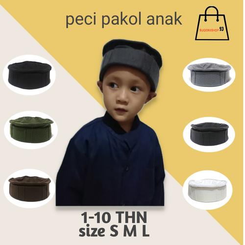 Jual peci pakol anak usia 3 - 12 tahun - army, M - Kota Cimahi ...