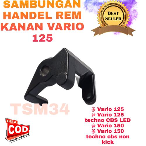 Jual sambungan handle handel rem kanan Vario 125 / Vario 125 techno CBS LED - Jakarta Barat ...