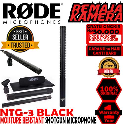 Promo RODE NTG3B MOISTURE-RESISTANT SHOTGUN MICROPHONE GARANSI RESMI ...
