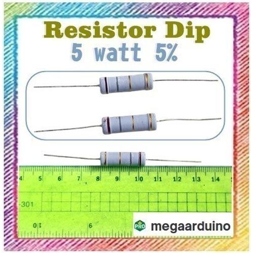 Jual Resistor Dip 47R 47 ohm 5W 47 R 5 watt 5% - Kota Semarang - megaarduino | Tokopedia