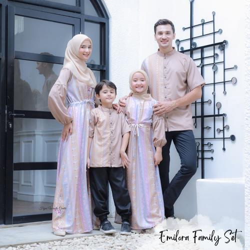 Promo Hijabwanitacantik - Emilora Caramel Family Set | Sarimbit Lebaran ...
