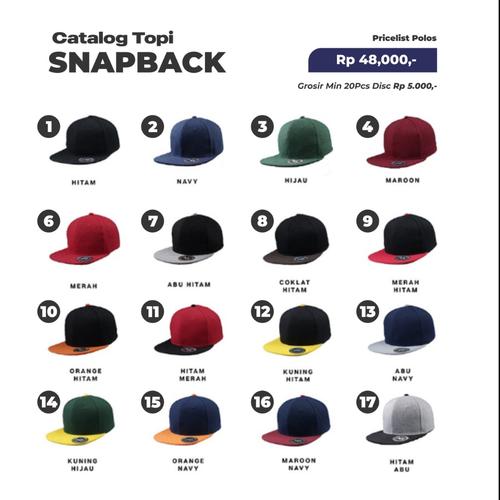 Jual ENOW-TOPI CUSTOM BORDIR 3D/TIMBUL PREMIUM - SNAPBACK, CUSTOM ...