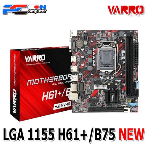 Promo MOTHERBOARD MAINBOARD H61 LGA 1155 VARRO NVME NEW - Kota Bekasi ...