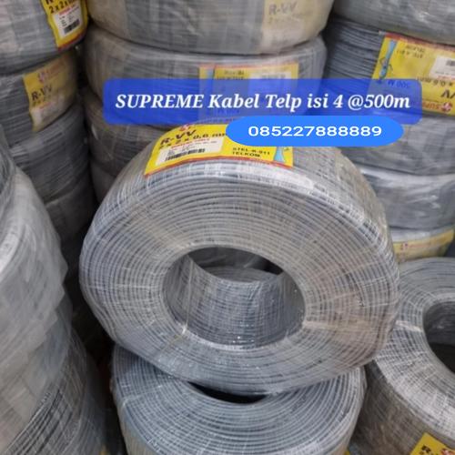 Jual Kabel Telepon Supreme ITC 2 Pair Isi 4 ( 2x2x0,6mm ) 500 Meter ...