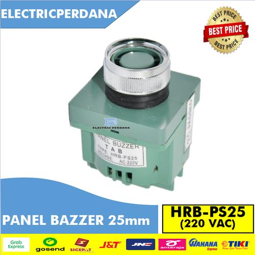 Jual Panel Buzzer Sirine 25mm HRB-PS25 Bell TET 220VAC - Berkualitas ...