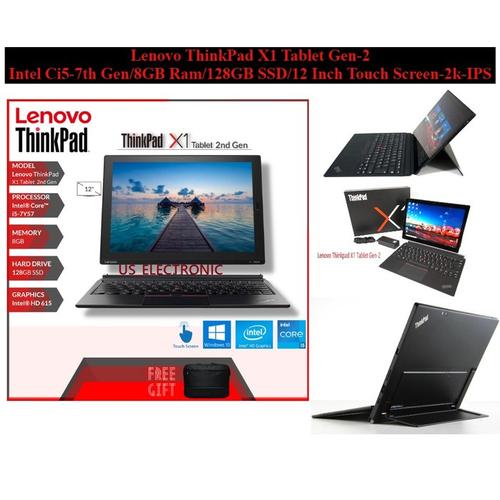 Jual LAPTOP TABLET !! LENOVO ThinkPad X1 Core i5 7th RAM 8GB SSD 128 GB ...