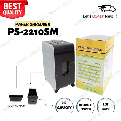 Jual Mesin Penghancur Kertas Kozure PS-2210SM Office Paper Shredder PS2210 - Jakarta Barat ...