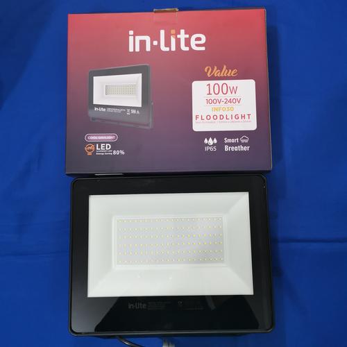 Jual INF030 100W Lampu Tembak/Kap Sorot LED IP65 Inlite - Putih - Kota ...