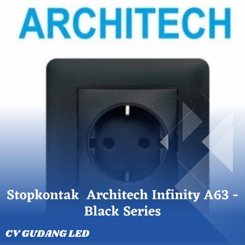 Jual STOP KONTAK ARCHITECH INFINITY A63- BLACK SERIES - Kab. Sleman - Gudang led jogja | Tokopedia
