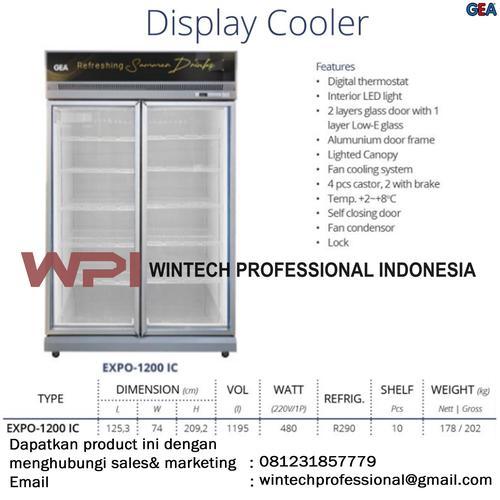 Jual Gea EXPO-1200 IC Display Cooler / Showcase / Chiller /Lemari ...