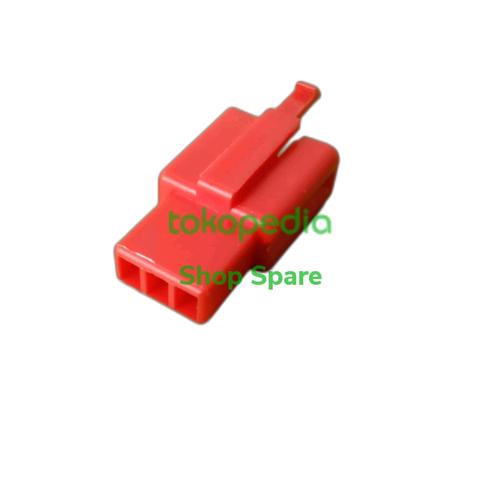 Jual soket 3 pin kecil merah female tanpa skun - Jakarta Timur - Socket ...