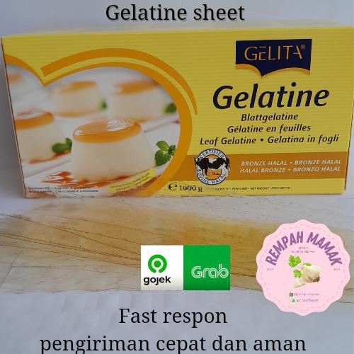 Jual Gelatine sheet 10 lembar / gelatin lembaran from Germany ...