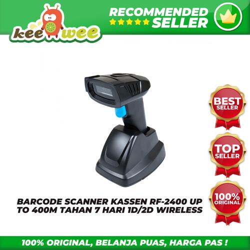 Jual BARCODE SCANNER KASSEN RF-2400 UP TO 400M TAHAN 7 HARI 1D/2D ...