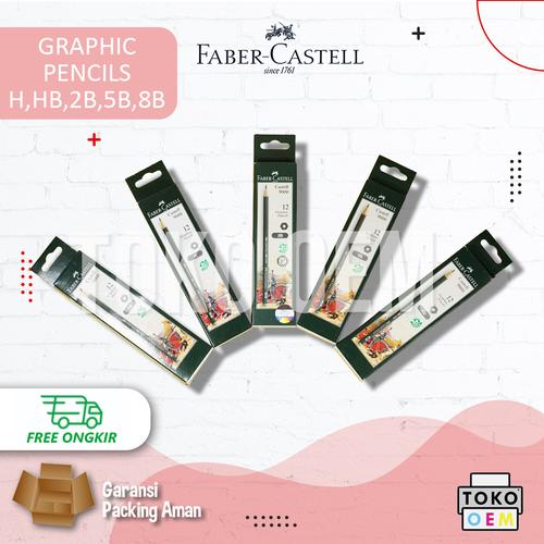 Jual Faber Castell Pensil B 2B 3B 4B 5B 6B 7B 8B HB F H 2H 3H 4H 5H 6H - H - Kab. Tangerang ...