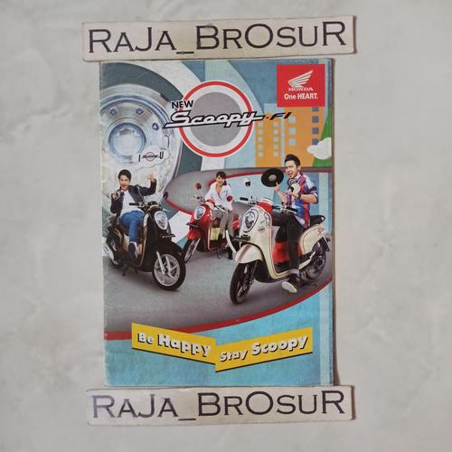 Jual Poster brosur katalog leaflet Honda New Scoopy FI Injeksi 2013 ...