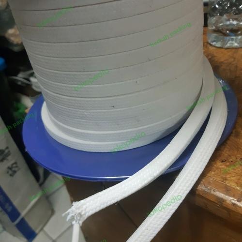 Jual Gland packing teflon PTFE 20mm x 20mm fure teflon x 1 meter ...