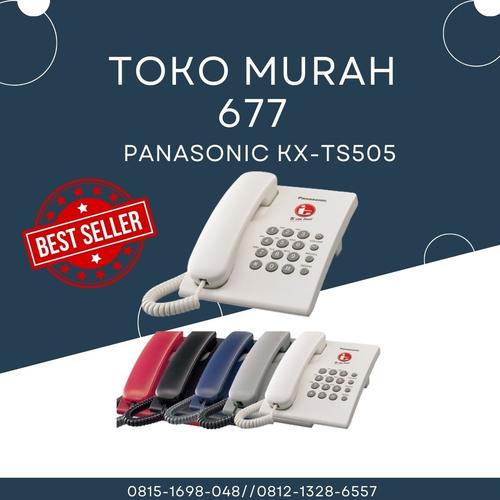 Jual Panasonic KX-TS505 RESMI 2Tahun - Telepon Kantor Rumah - Putih, KXTS 500 - Jakarta Barat ...
