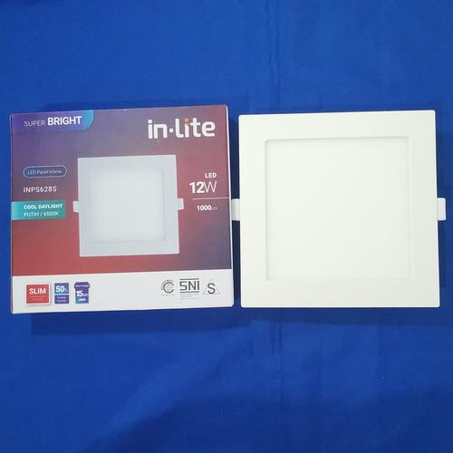 Jual INPS628S 12W Lampu Downlight Panel Inbow LED Segi Inlite - 6500k ...