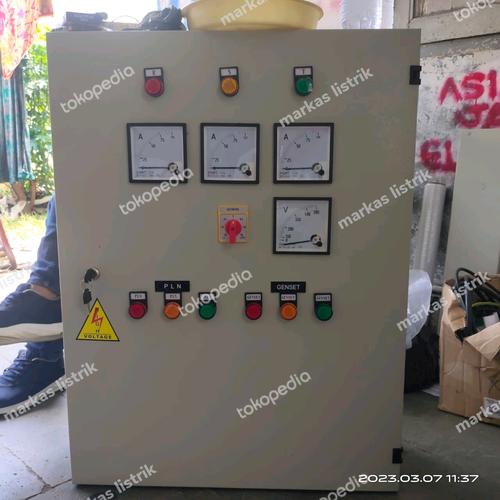Jual PANEL PLN GENSET manual COS SOCOMEC 63A 4pole - mccb 3p 60a/40a ...
