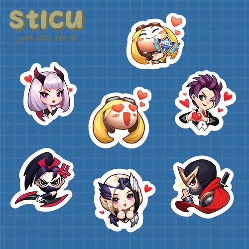 Promo MOBILE LEGENDS STICKER PACK - STIKER HELM CASE HP LAPTOP TUMBLER ...