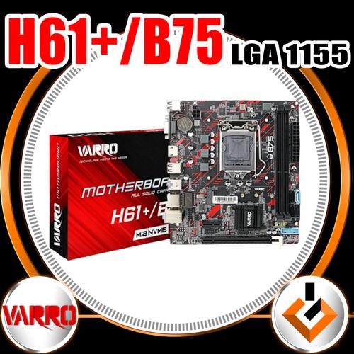 Jual Mobo Motherboard H61 Varro Socket LGA 1155 Nvme NEW - H61+/B75 ...