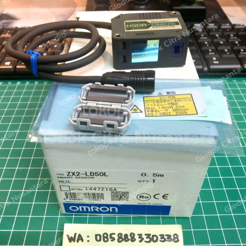 Jual Omron ZX2-LD50L Photoelectric Sensor/ Smart Sensor 0.5M - Jakarta ...