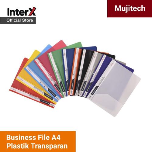 Jual BUSINESS FILE A4 MAP PLASTIK TRANSPARAN JEPITAN DOKUMEN BISNIS ...