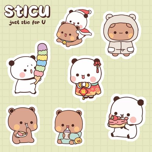 Jual BUBU DUDU STICKER PACK V1 - STIKER HELM CASE HP LAPTOP TUMBLER ...