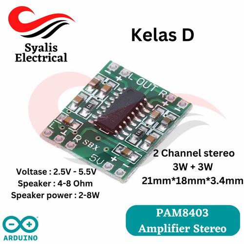 Jual Modul Amplifier pam 8403 pam8403 stereo kelas D - Kota Bandung - Syalis Electrical Store ...