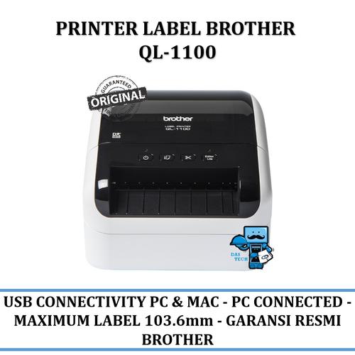 Promo Printer Label Brother QL-1100 Barcode Label Maker DK Tape QL1100 ...