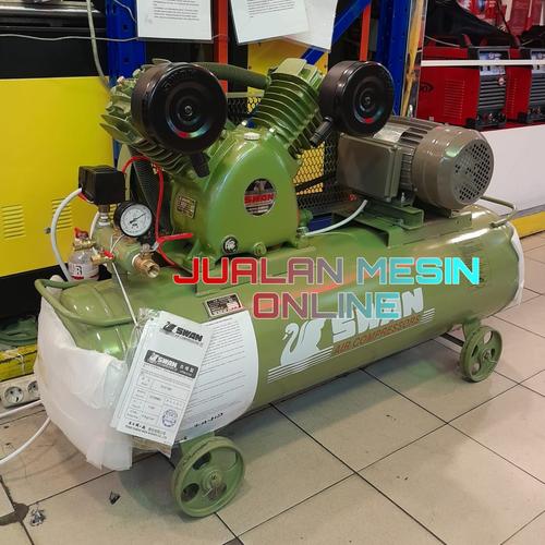 Jual Kompresor swan 3 hp (pk) + motor SVU 203 1 phase original swan ...