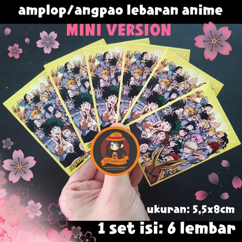 Jual mini amplop/angpao lebaran anime boku no hero academia - Kab ...
